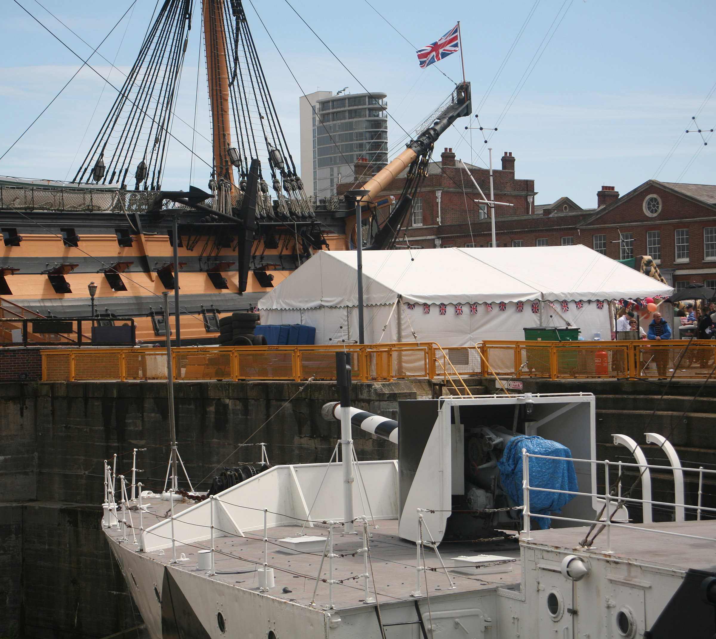 IANK M33 in the foreground NMRN | Four Seasons Marquees