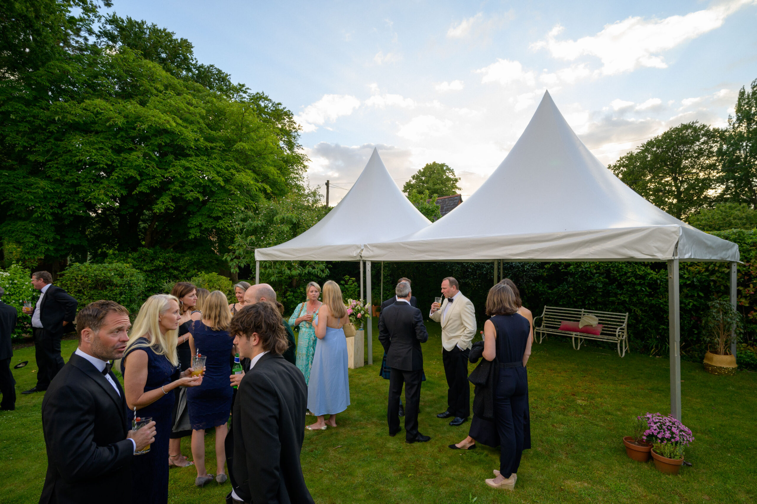 Pagoda reception area | Four Seasons Marquees